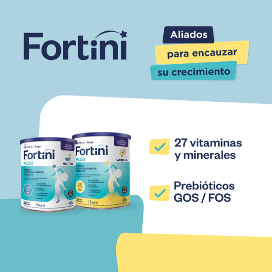 Fortini Plus Vainilla 400 gr – Tienda Nutricia Bagó