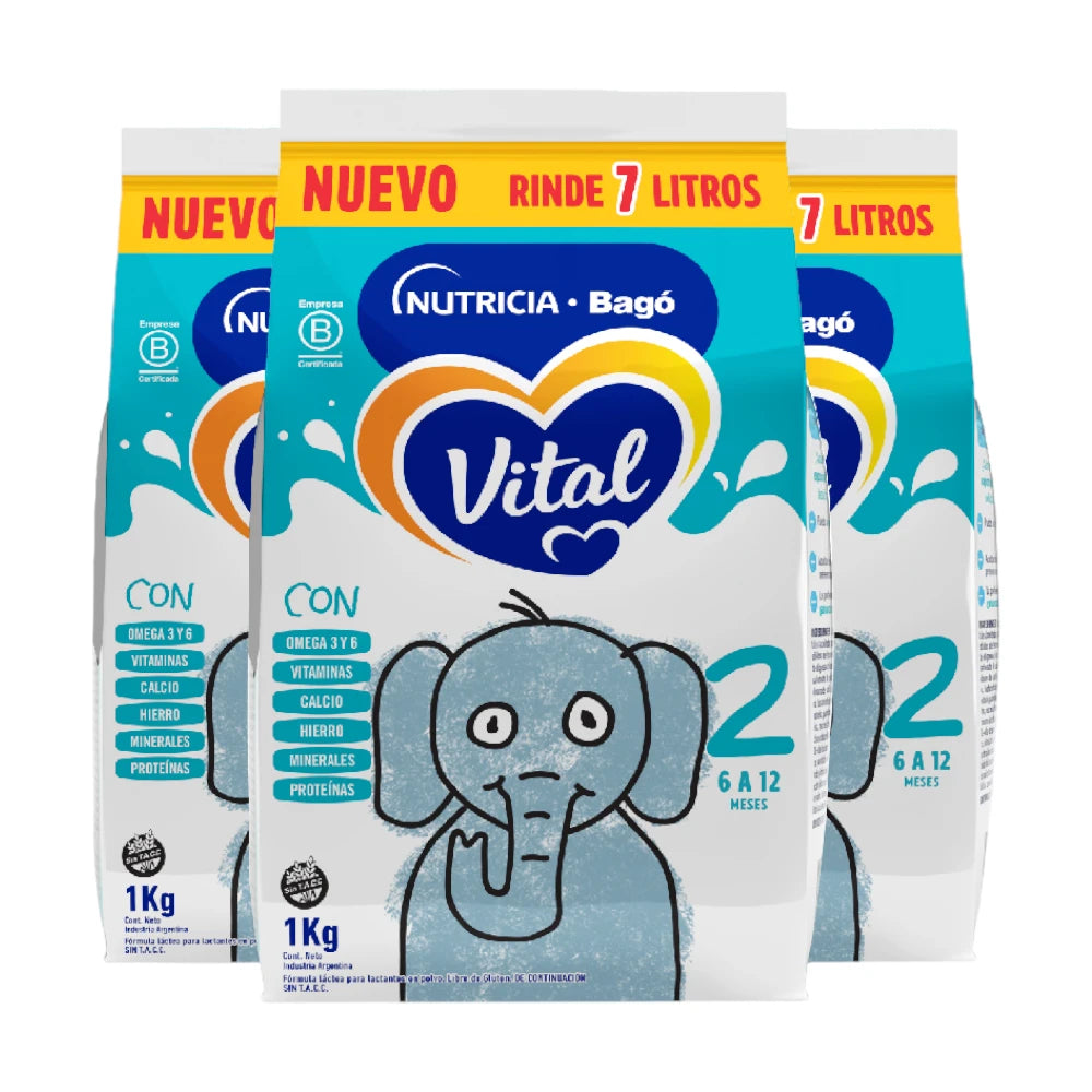 Vital 2 Combo - Pouch 1 kg (3 unidades) – Tienda Nutricia Bagó
