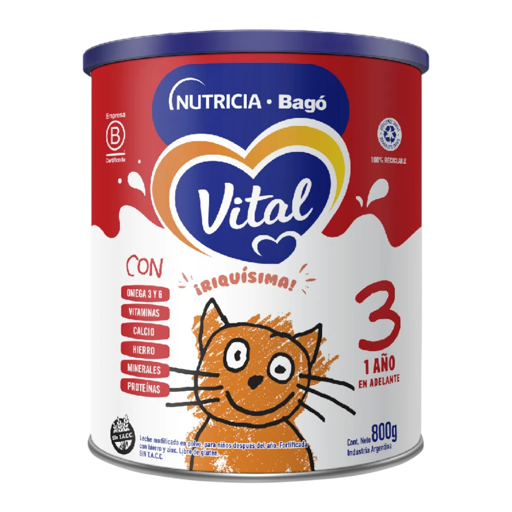 Vital 3 Lata 800 gr | Tienda oficial Nutricia Bagó – Tienda Nutricia Bagó